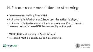 Paella player and Opencast | PPTX