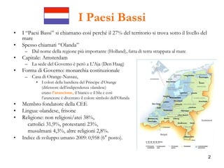 Nicolò Esposito presenta: La Geografia dei Paesi Bassi | PDF
