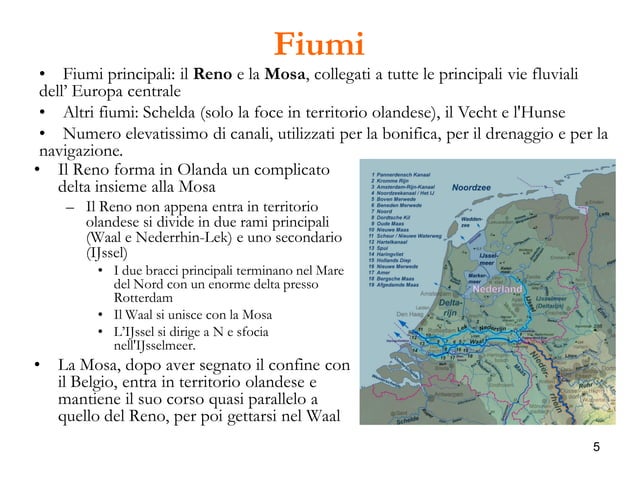 Nicolò Esposito presenta: La Geografia dei Paesi Bassi | PDF | Europe ...