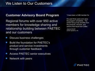 PAETEC Overview | PPT