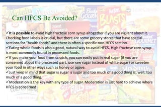 PROS and CONS: CORN SYRUP | PPTX