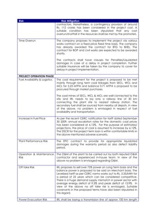 Financing and Appraisal of a Power Project | DOCX