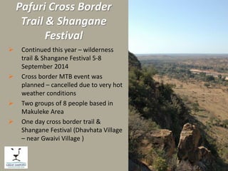 Pafuri cross border trail, Piet Theron & Lamson Maluleke | PPTX