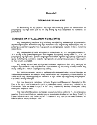 THESIS (Pananaliksik) Tagalog | DOCX