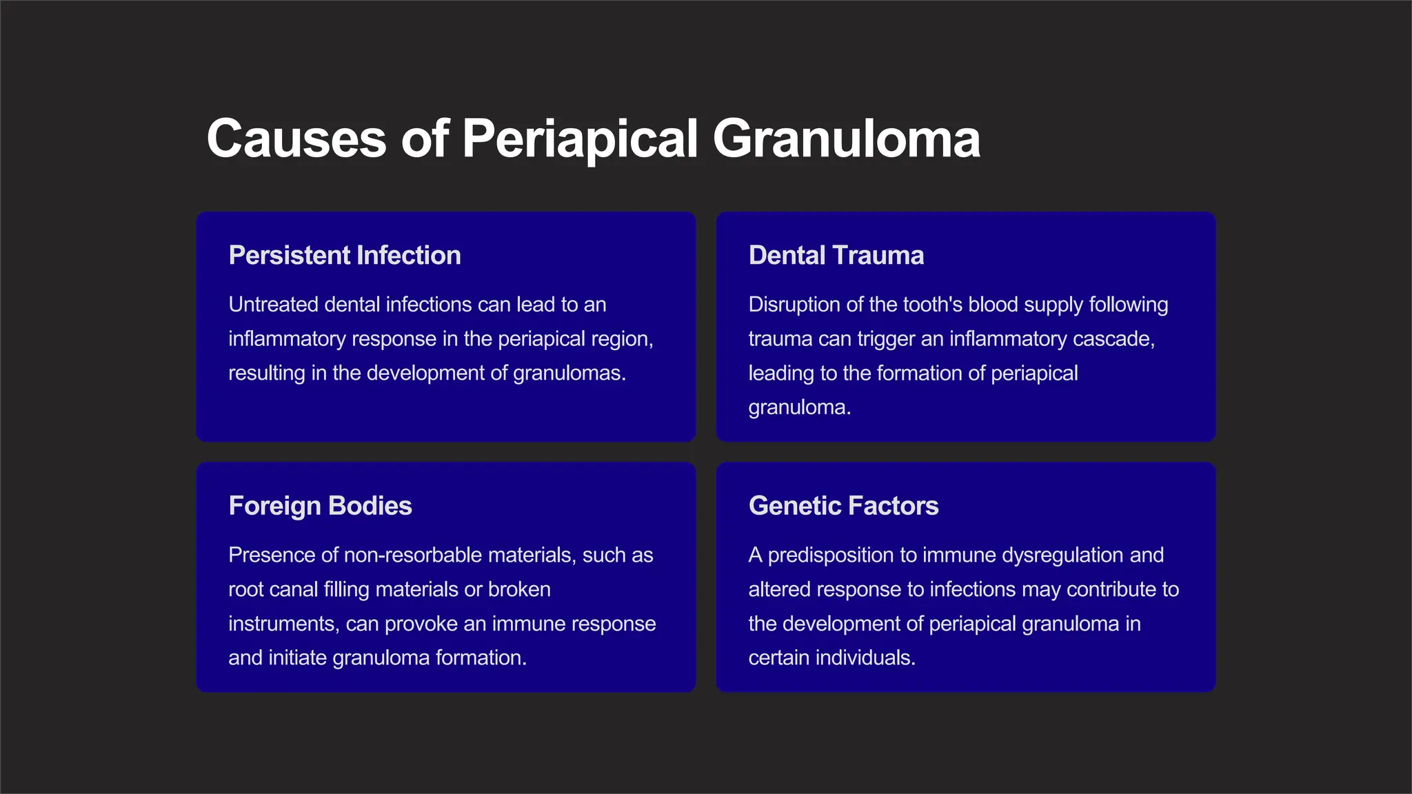 periapical granuloma .pptx