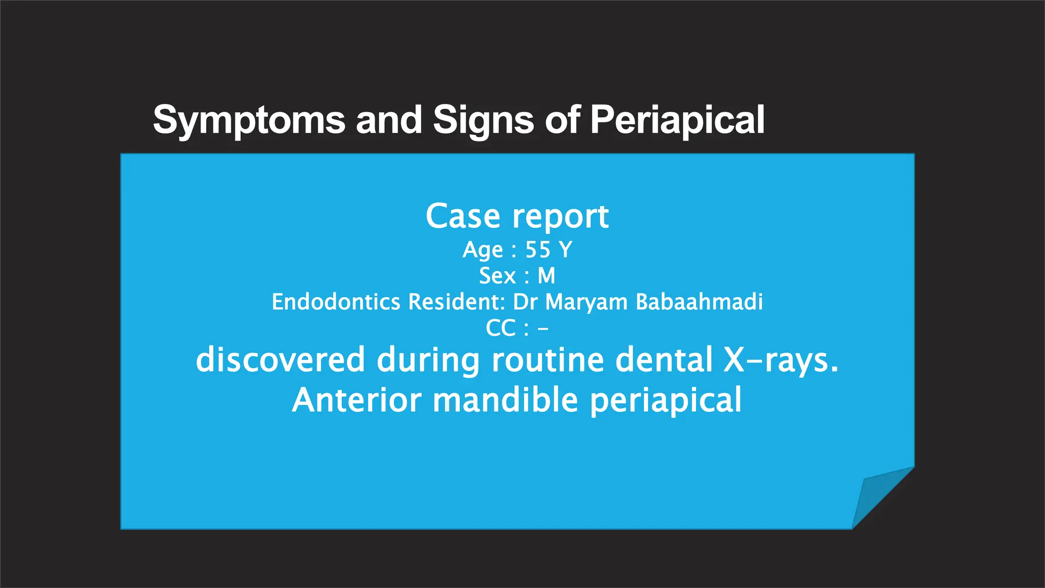 periapical granuloma .pptx