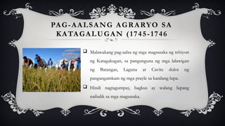Araling Panlipunan 5 - Pag-aalsang Pang-ekonomiko | PPTX