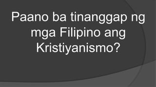 Araling Panlipunan 5 - Pag-aalsang Panrelihiyon | PPTX