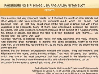 Pag aalsa ni tamblot, 1621-1622 | PPTX