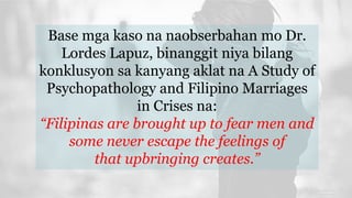 Pag aaral sa kasarian sa ibat-ibang lipunan: Gender Roles sa Pilipinas ...
