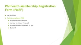 Pag-Ibig, PhilHealth, and BIR Presentation | PPT