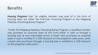 Pag-IBIG Benefits | PDF