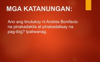 Filipino 8 Pag-Ibig sa Tinubuang Lupa | PPTX