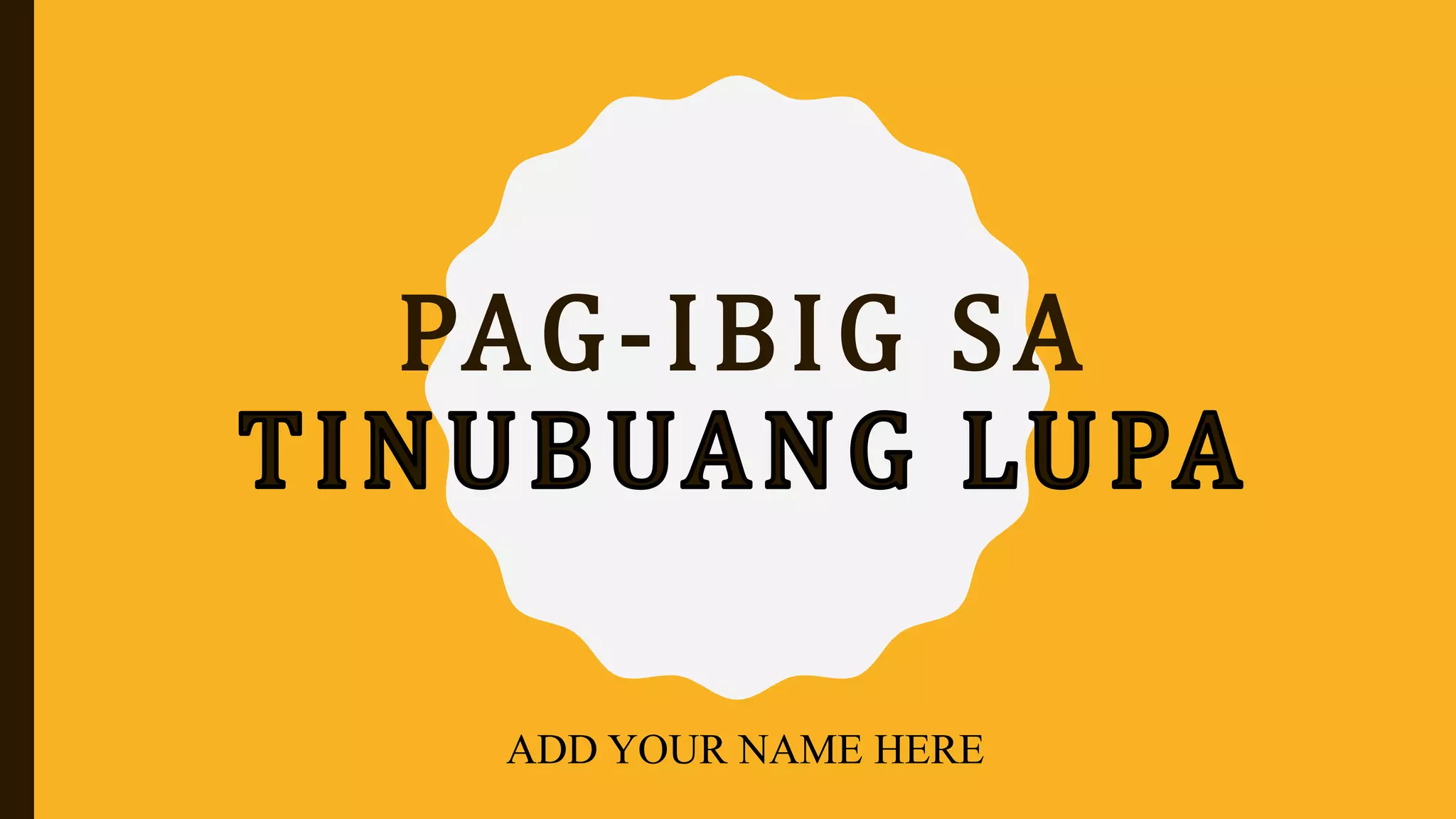 Pag ibig sa tinubuang lupa | PPTX