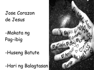 "Pag-ibig" ni Jose Corazon de Jesus | PPT
