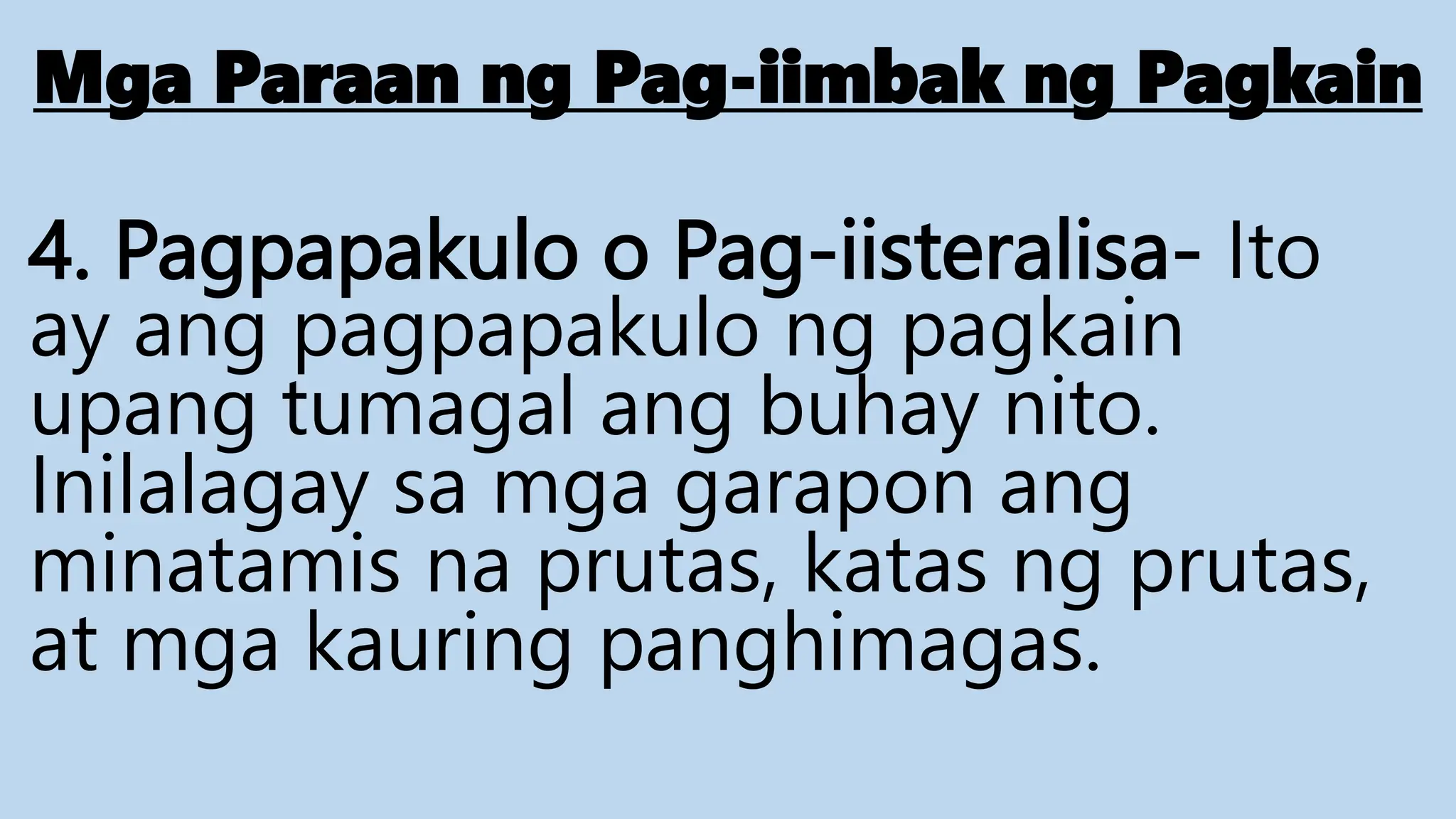 pag-iimbak ng pagkaineppeppeppeppeppeppepp | PPTX