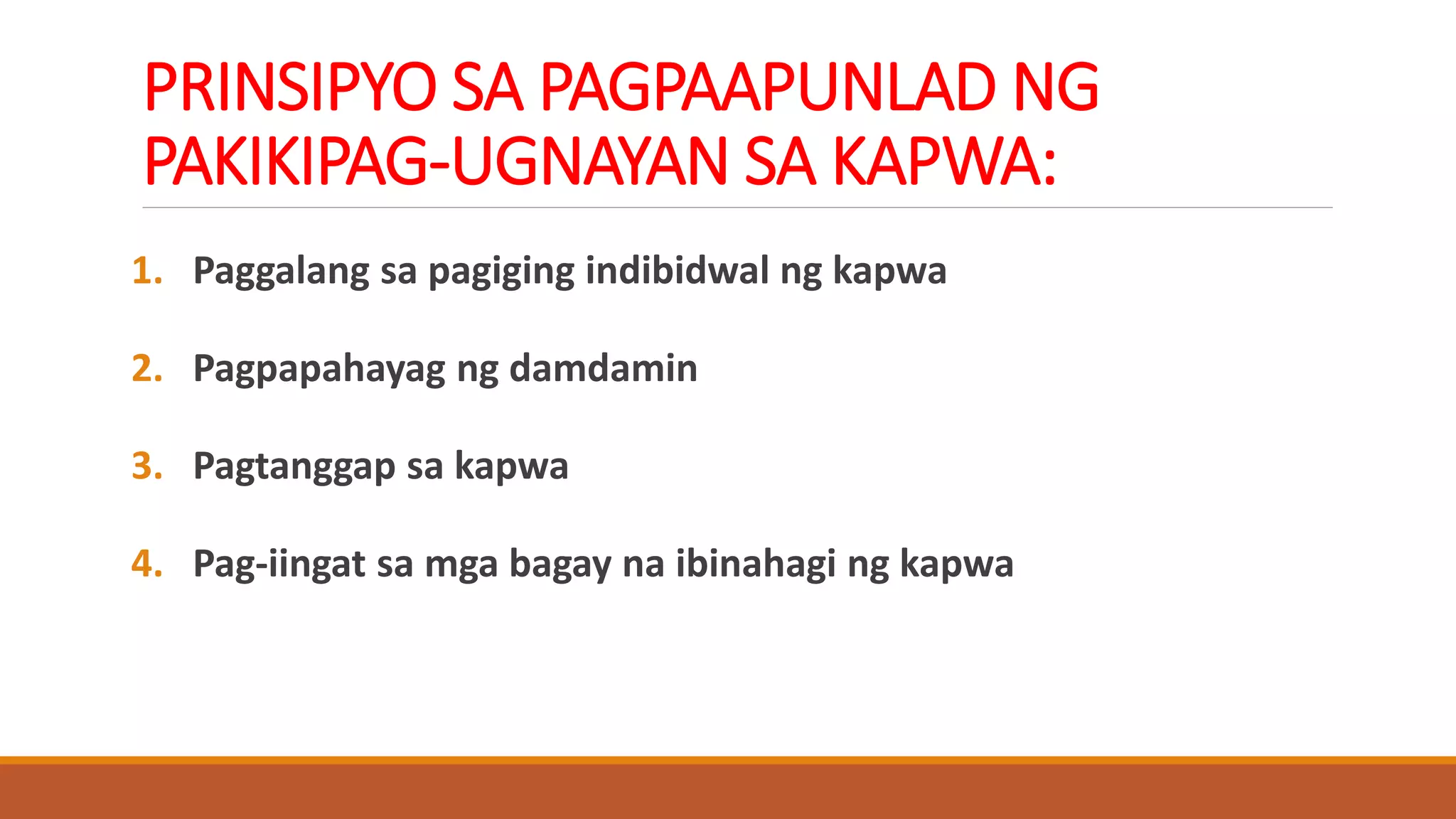 Pag unawa sa konsepto ng pakikipagkapwa | PPTX