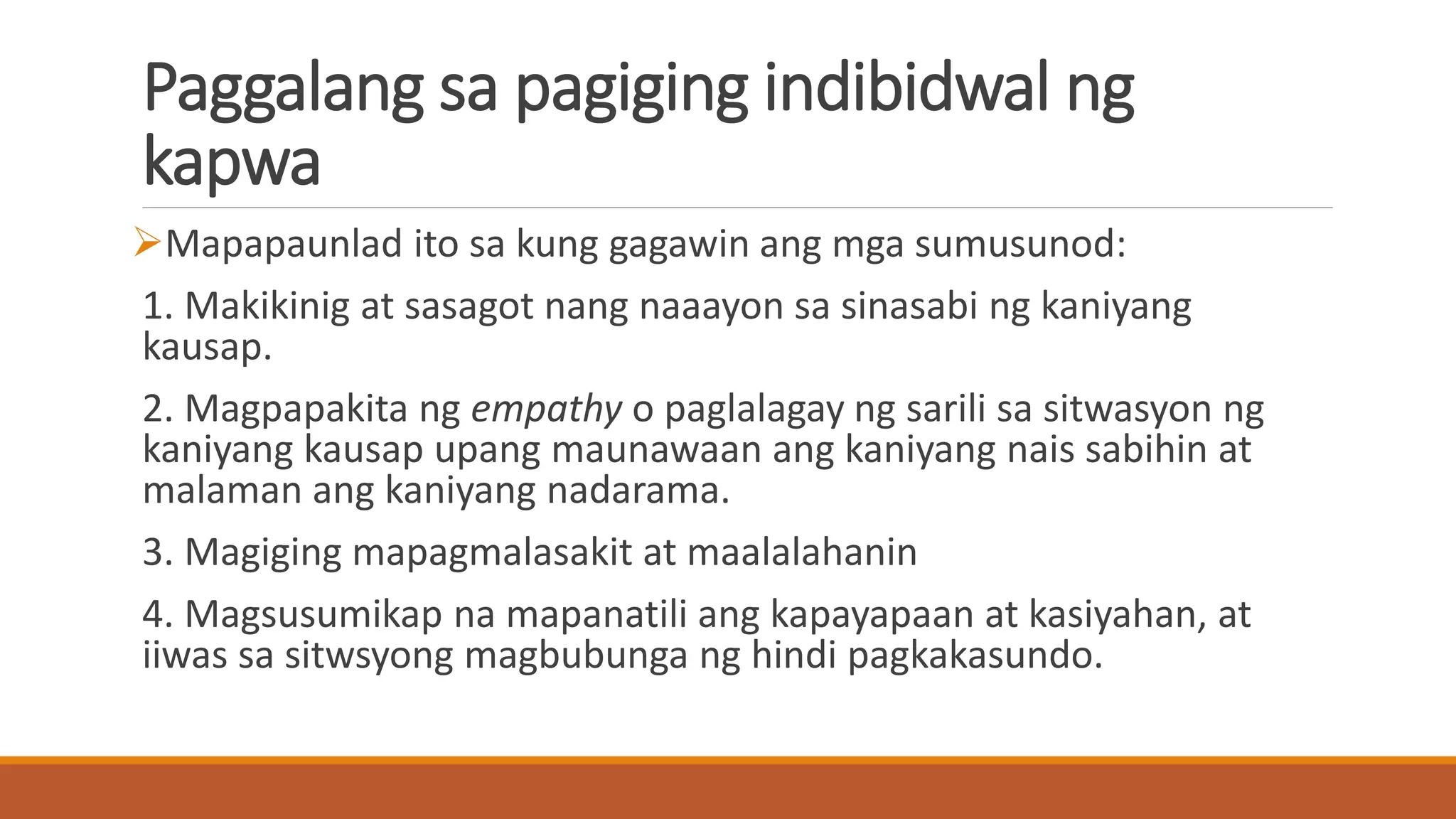 Pag unawa sa konsepto ng pakikipagkapwa | PPTX