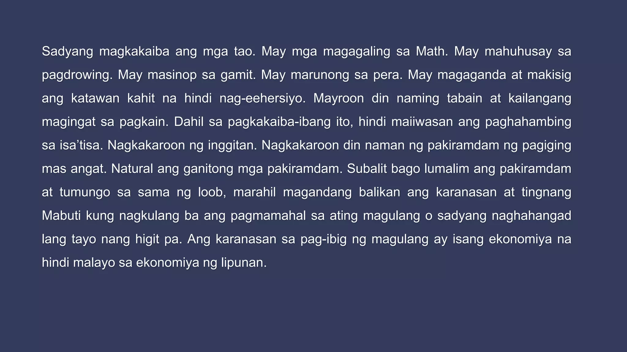 Pag unawa sa Papel ng Lipunang Ekonomiya | PPTX