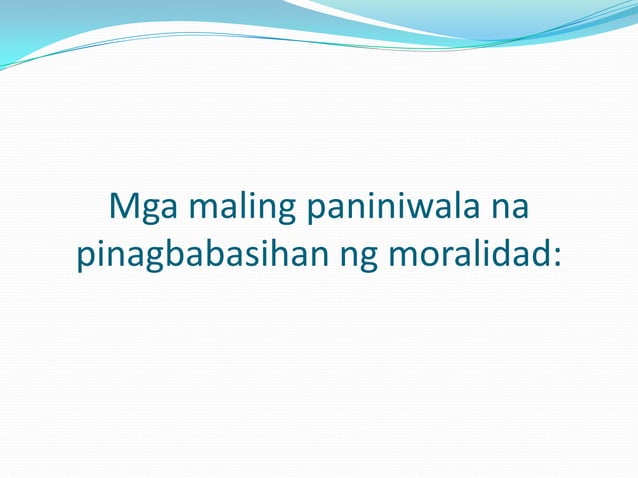 Pag unawa sa tama tungo sa wastong gawa | PPTX