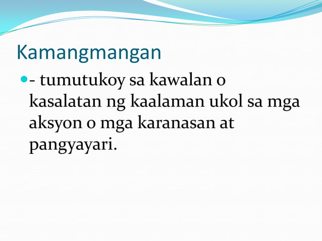 Pag unawa sa tama tungo sa wastong gawa | PPTX