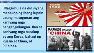 Pag unlad ng nasyonalismo sa japan | PPTX