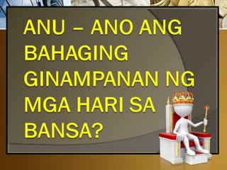 Pagtatatag ng National Monarchy | PPTX