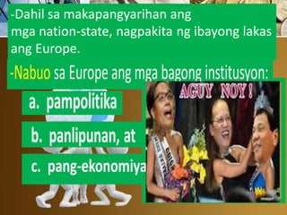 Pag usbong ng Nation State | PPTX