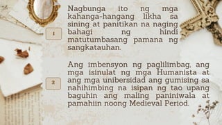 Pag-usbong ng Renaissance noong makabagong panahon | PDF