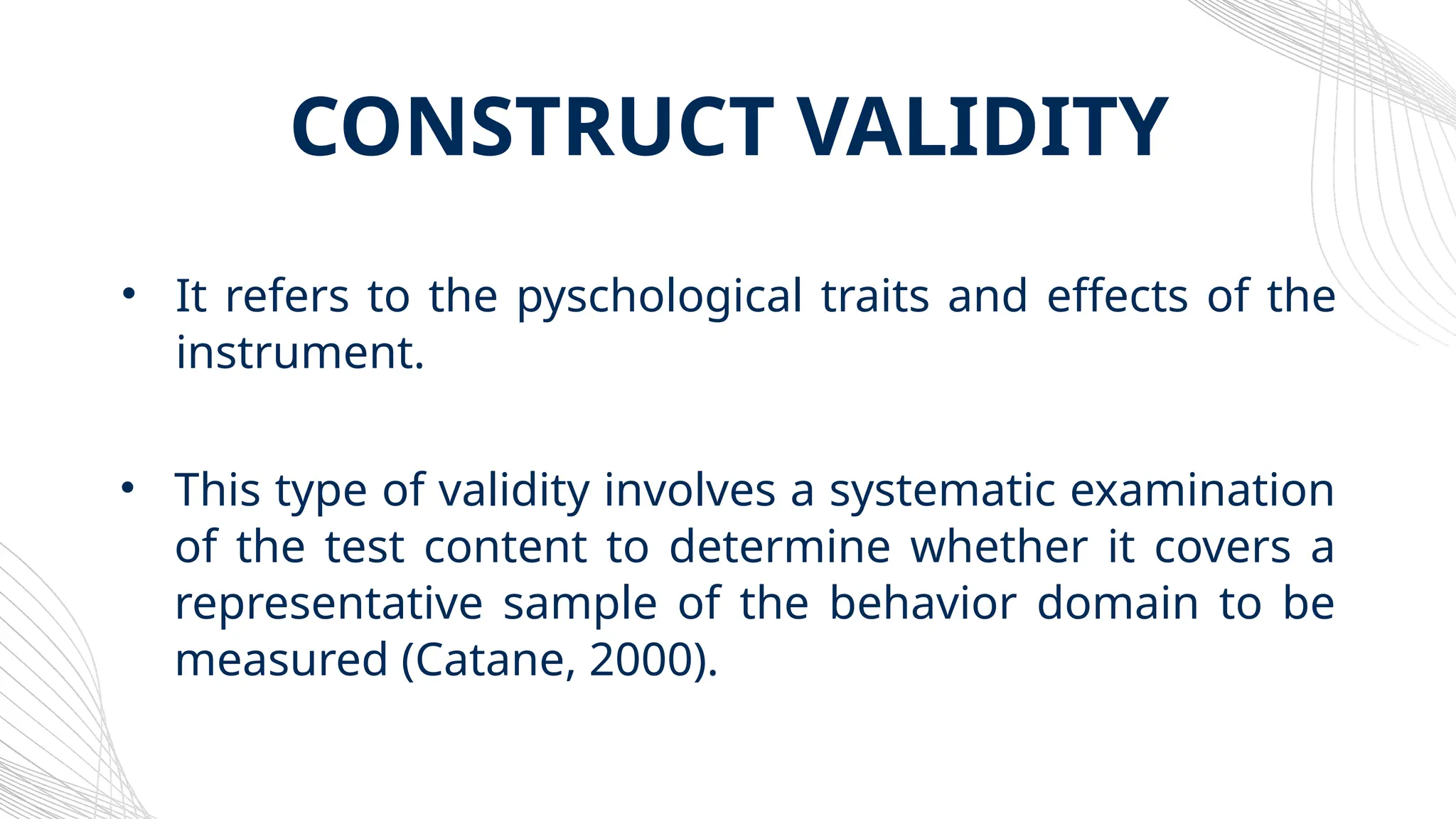 VALIDITY AS PRINCIPLE OF HIGH QUALITY ASSESMMENT | PPTX