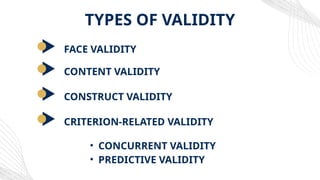 VALIDITY AS PRINCIPLE OF HIGH QUALITY ASSESMMENT | PPTX
