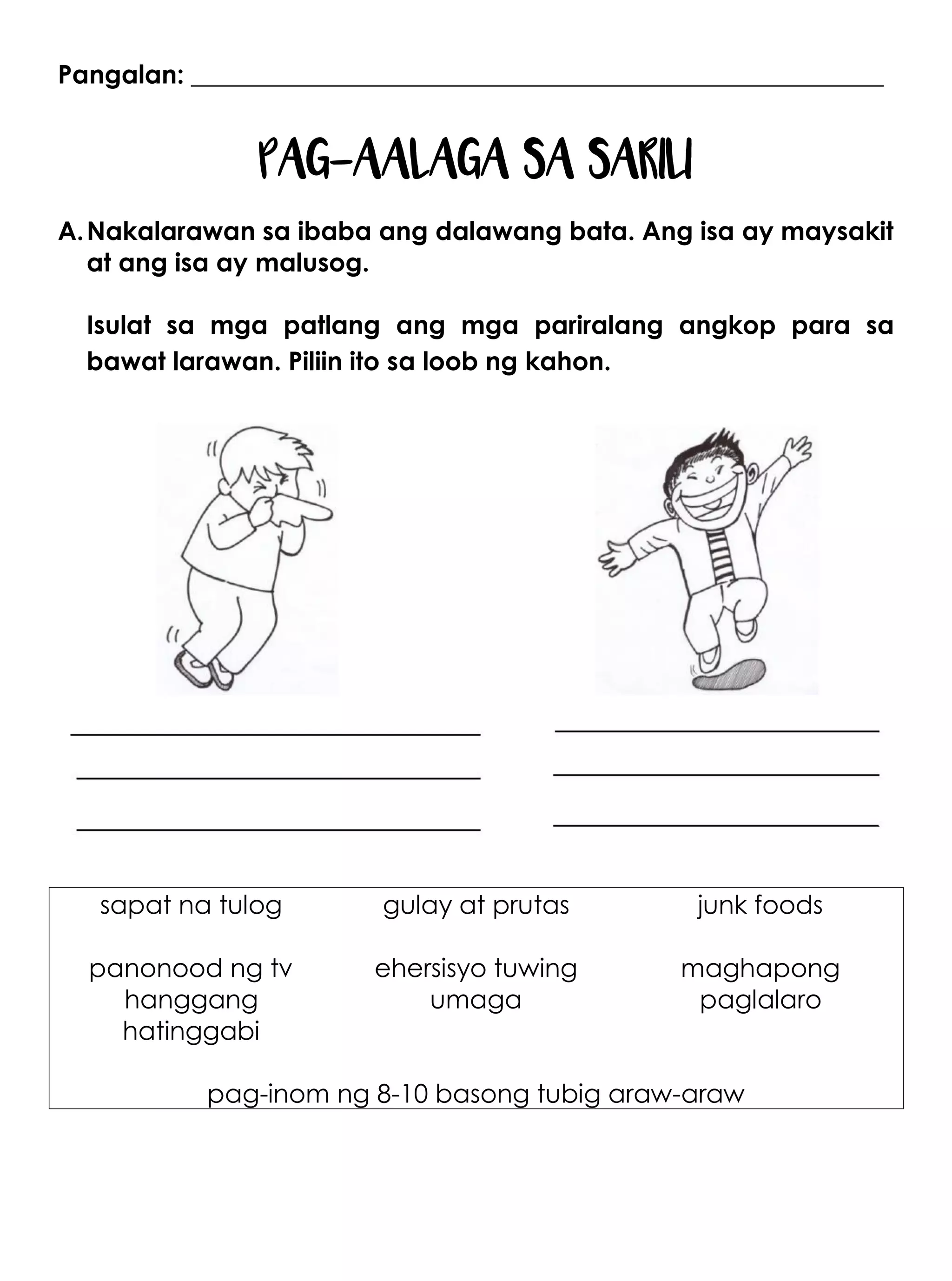 Pagaalaga sa sarili | PDF