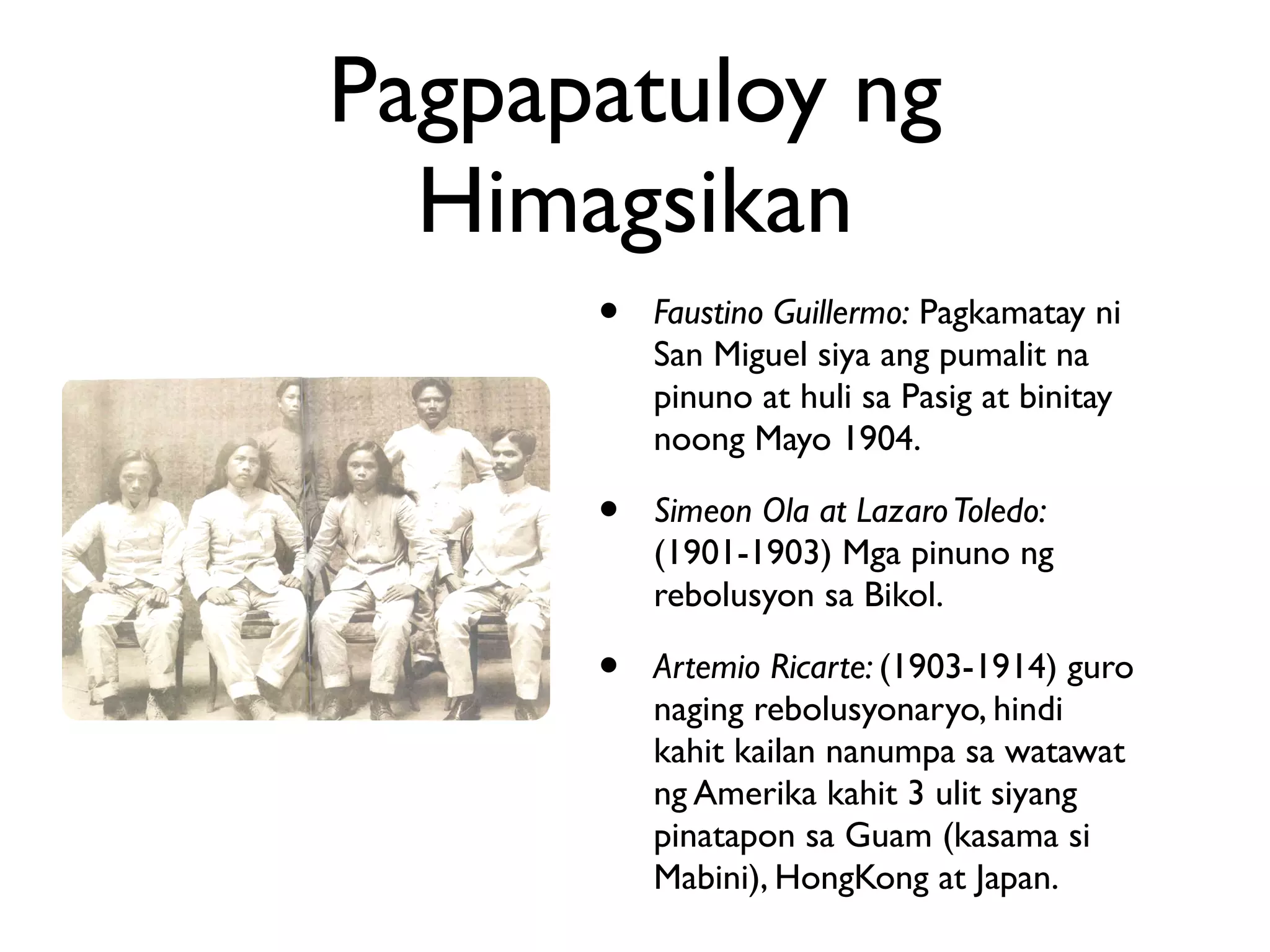 Pagaalsa at himagsikan | KEY