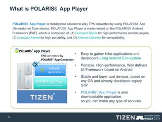 Publishing to Tizen using the Automated Conversion/Repackaging of Existing Android Apps | PDF