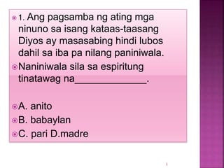 Relihiyong Paganismo | PPTX