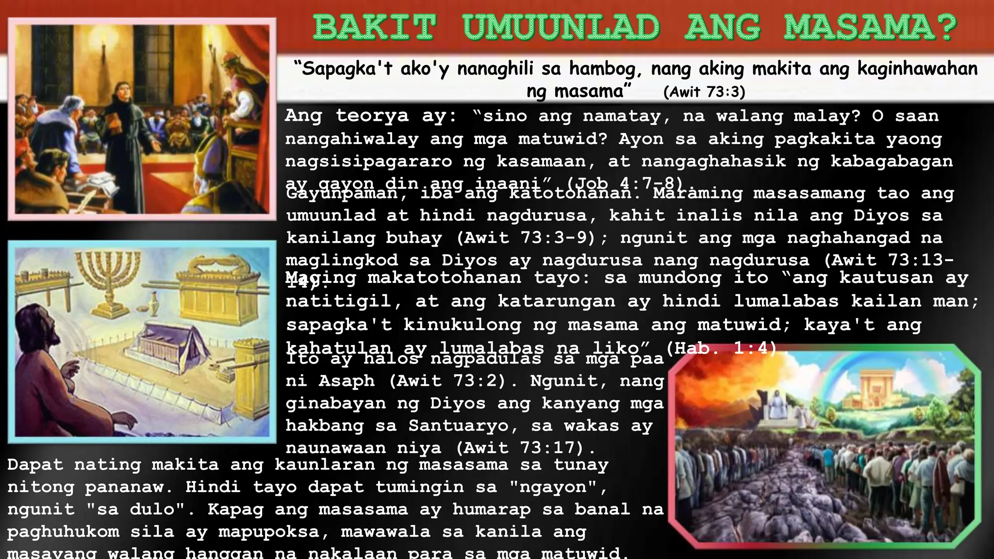 pag awit sa banyagang lupain, A sabbath School Lesson | PPTX