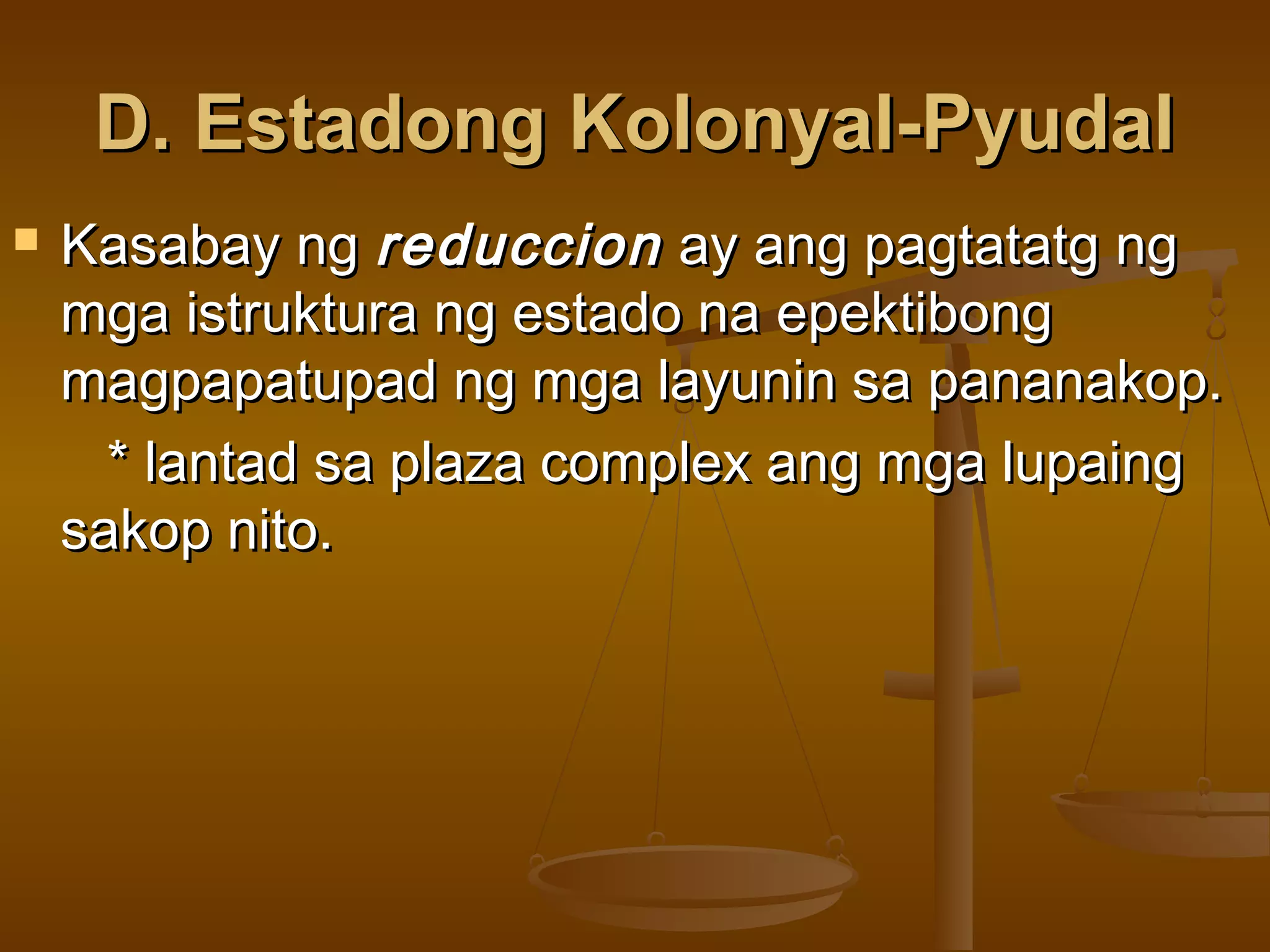 Pagbabagong Anyo ng Bayan (Reduccion, Pagbabagong Anyo, Ang Bayan sa ...