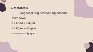 Pagbabagong-Morpoponemiko sa Filipino.pptx