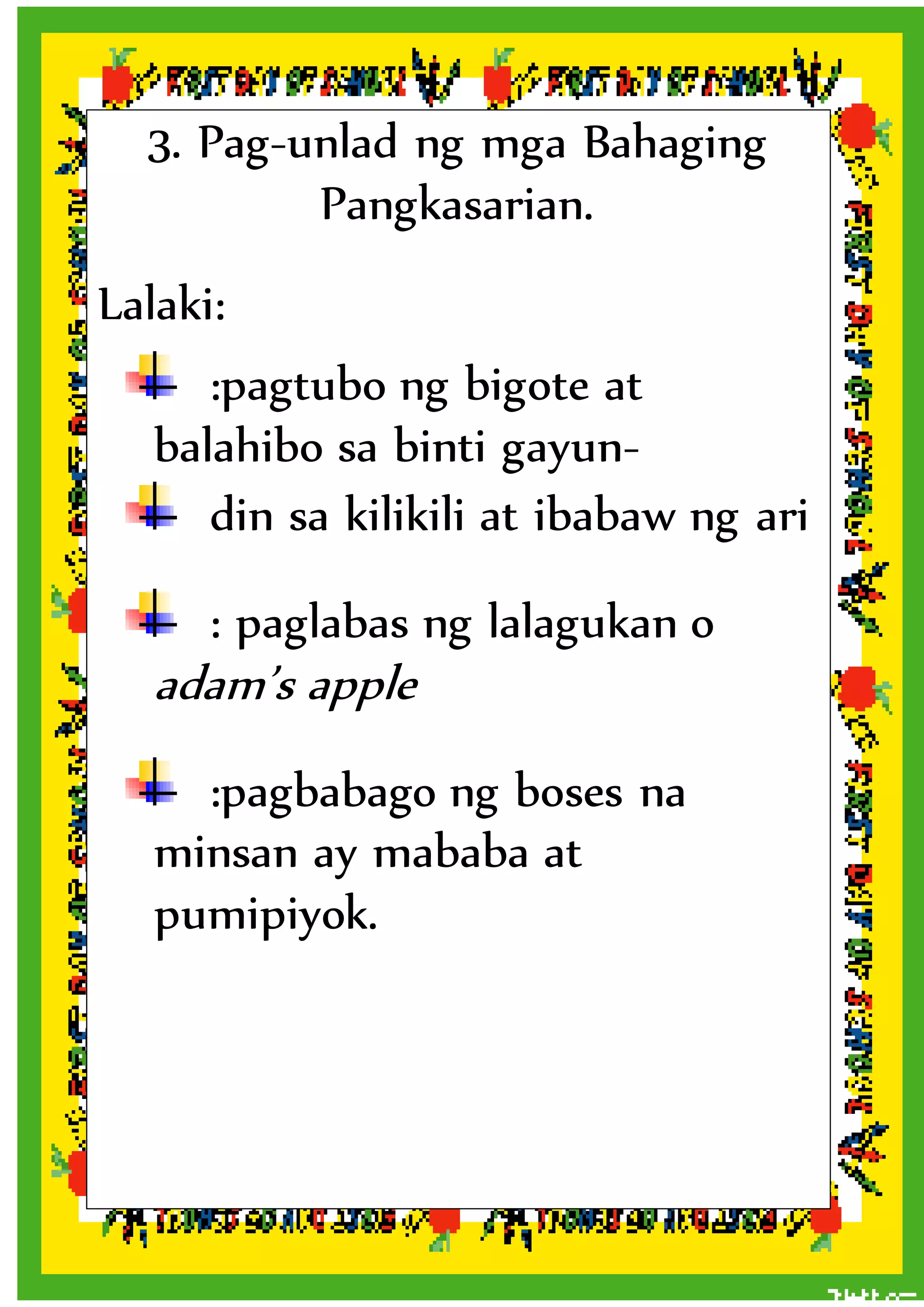 Pagbabago ngKatawan | DOCX