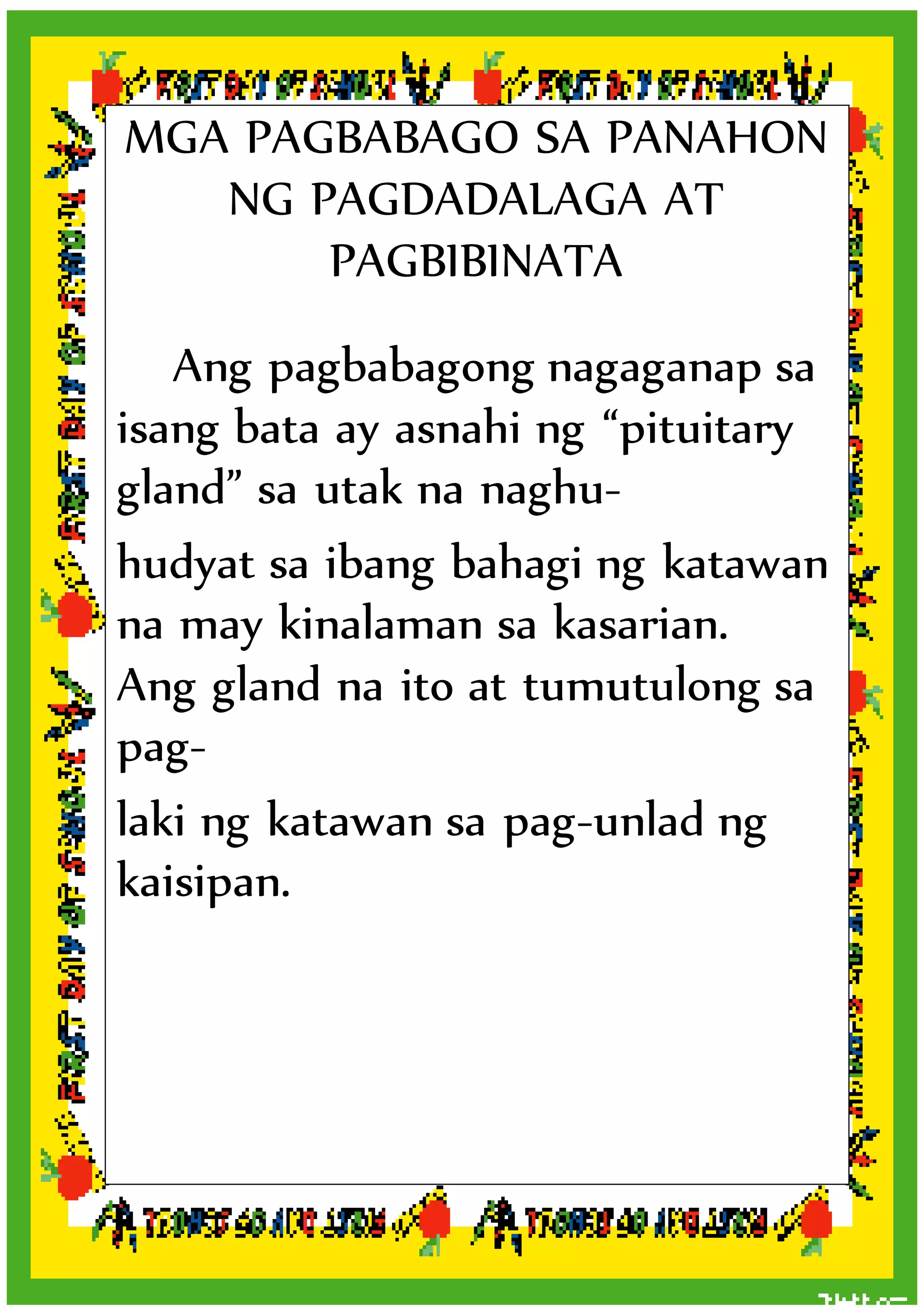 Pagbabago ngKatawan | DOCX