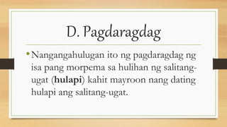 Pagbabagong Morpoponemiko | PPTX