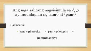 Pagbabagong Morpoponemiko | PPTX