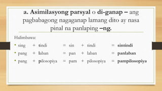 Pagbabagong Morpoponemiko | PPTX