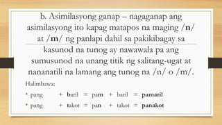 Pagbabagong Morpoponemiko | PPTX