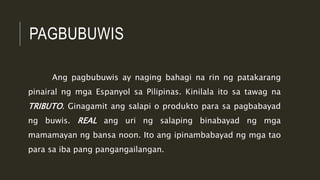 Pagbabago sa Kabuhayan ng mga Katutubo | PPTX