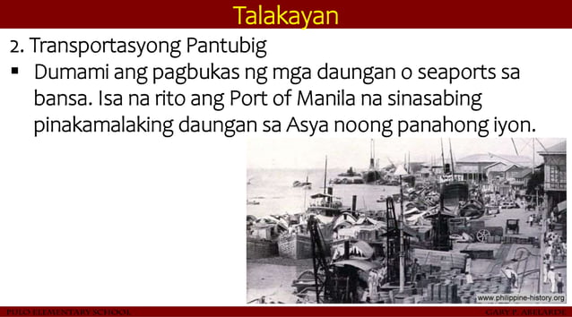 Pagbabago sa Transportasyon at Komunikasyon.pptx