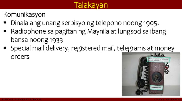 Pagbabago sa Transportasyon at Komunikasyon.pptx
