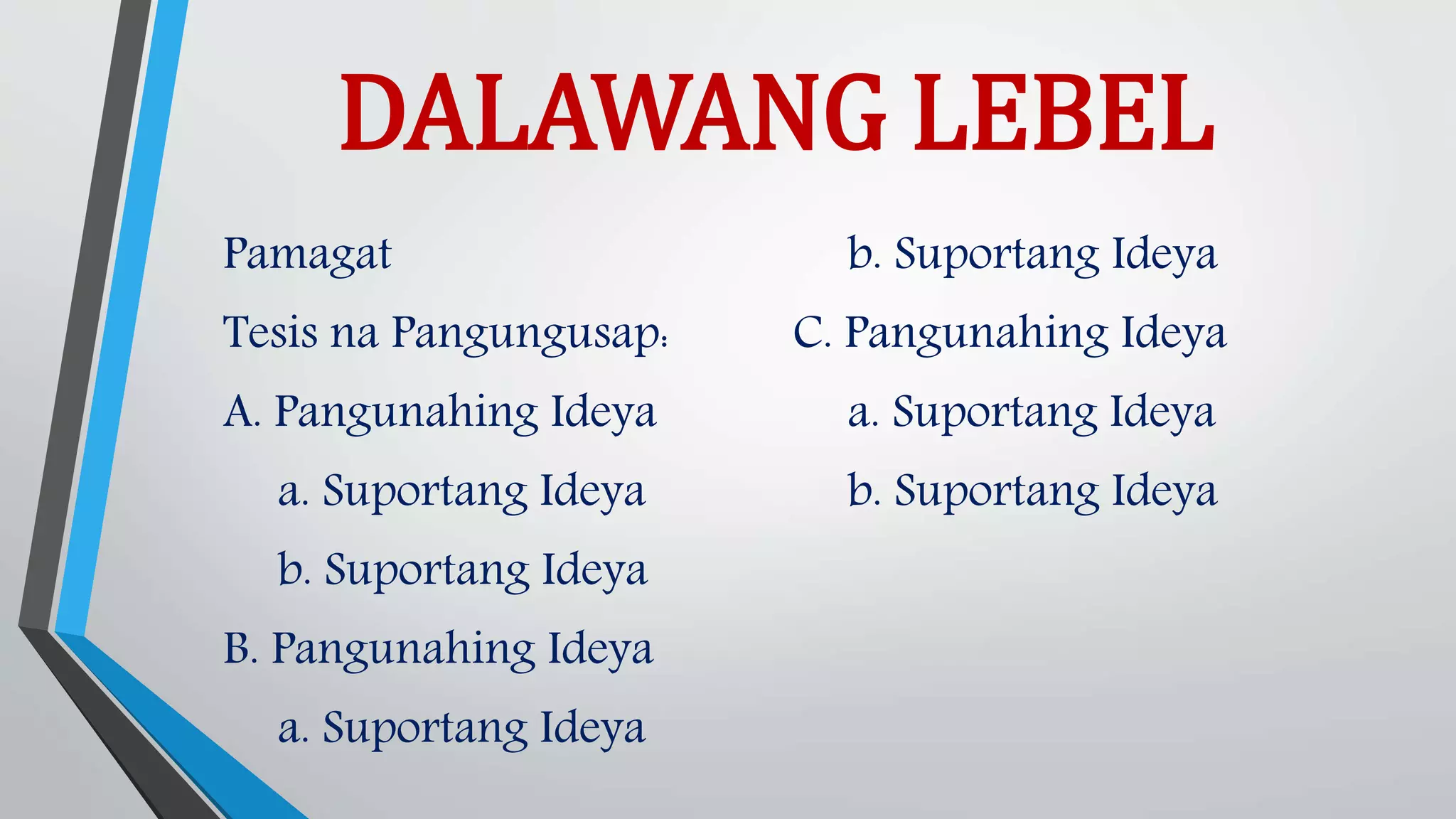 Pagbabalangkas | PPTX