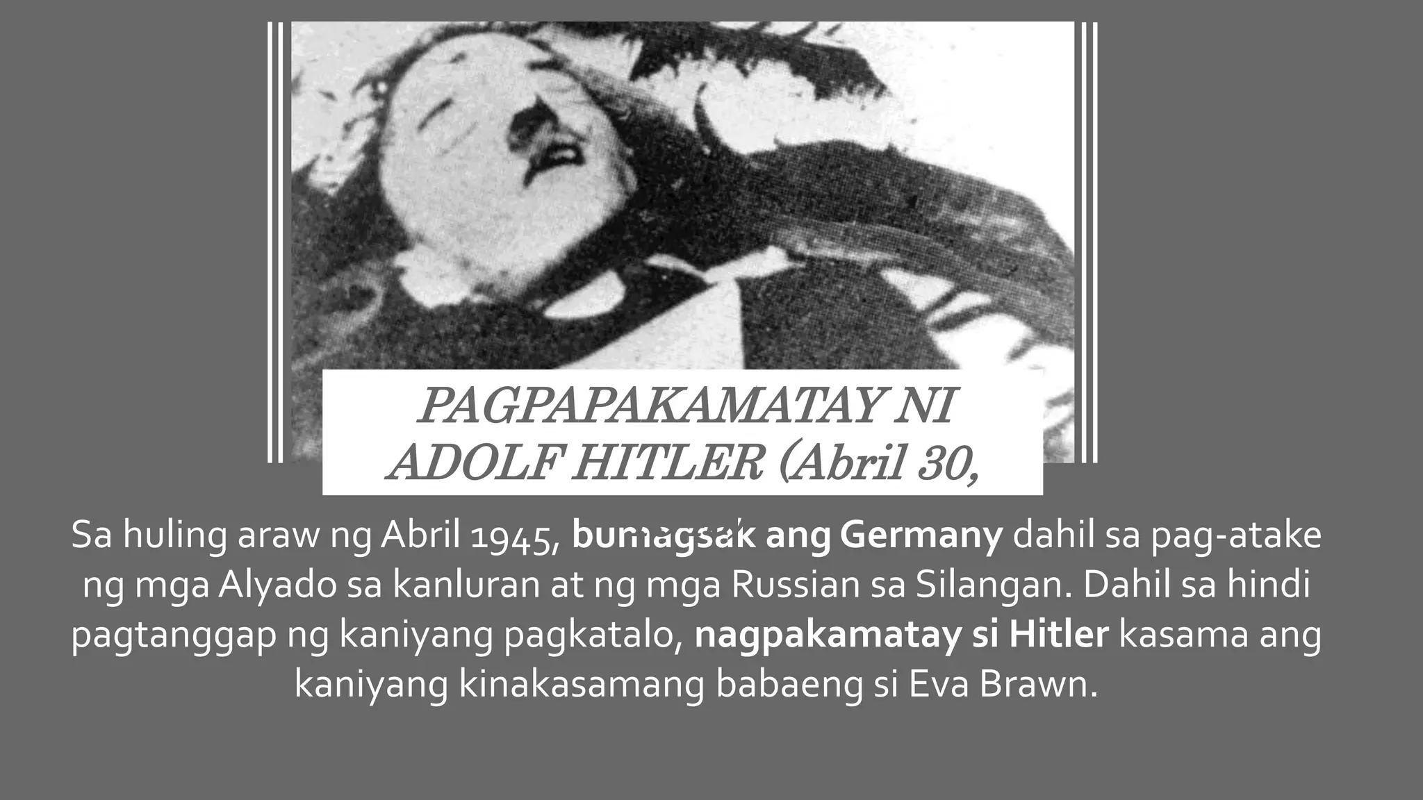 PAGBAGSAK NG GERMANY PPT | PPTX