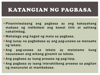 Pagbasa | PPTX